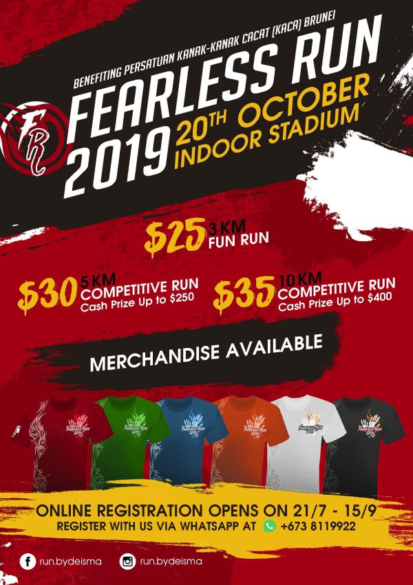 KACA Brunei To Host Fearless Run 2019 in October - Borneo Insider's Guide